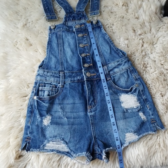 Harmony & Havov | Shorts | Harmony Havoc Button Down Distressed ...